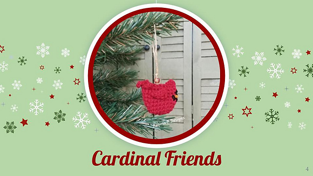 Ravelry: Cardinal Friends pattern by Regina P Designs
