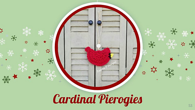 Ravelry: Cardinal Pierogies pattern by Regina P Designs
