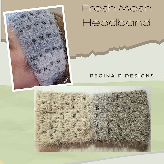 Ravelry: Fresh Mesh Headband pattern by Regina P Designs