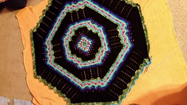 Ravelry: Reichangel's Crocheted Country Star Afghan