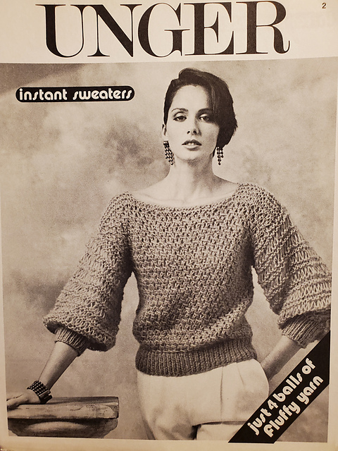 Ravelry: Fluffy - 4 Ball Condo Sweater pattern by William Unger & Co ...