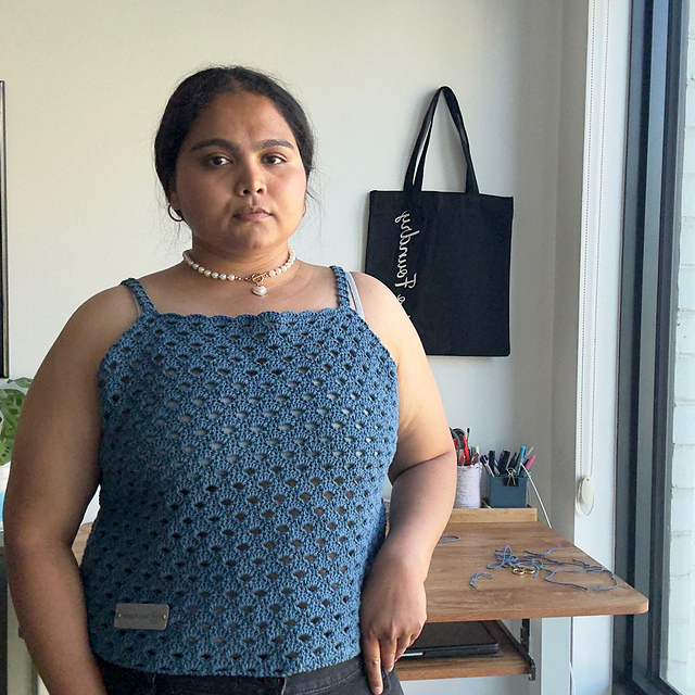 Ravelry: Dome Stitch Summer Top pattern by Divya