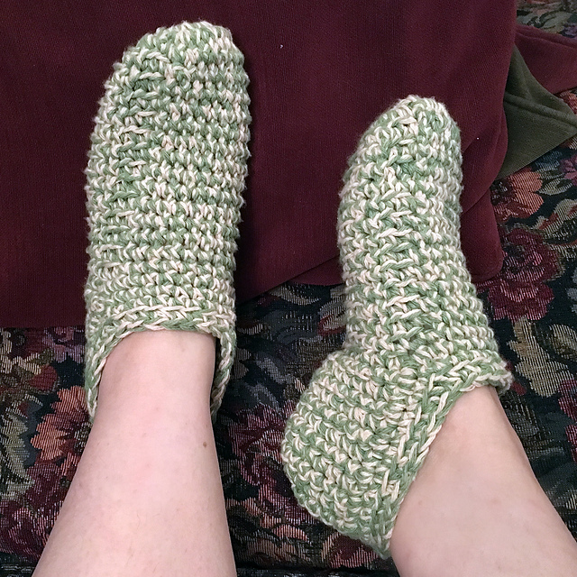Ravelry: Retrofresh's Meditation Slippers