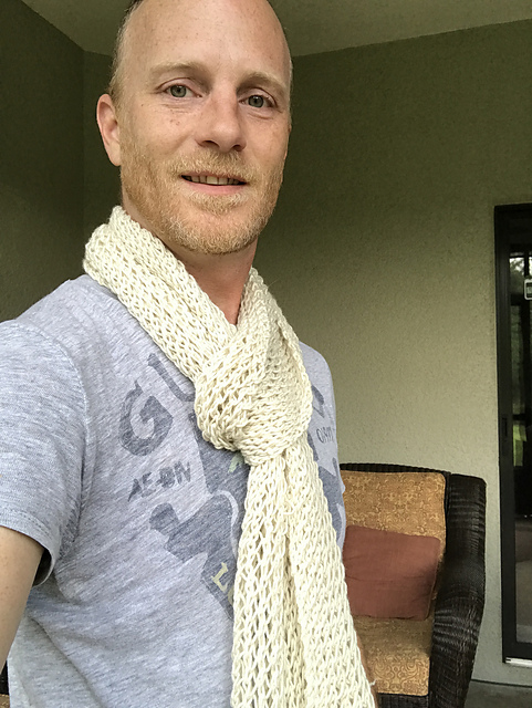 Ravelry: Rex's Faggot Stitch Scarf pattern by Rex Decker