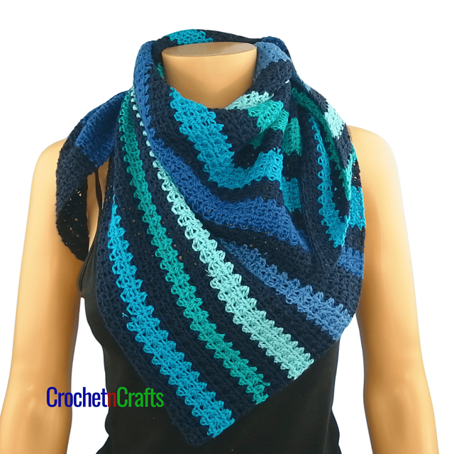Ravelry: Asymmetrical Shawl pattern by Rhelena