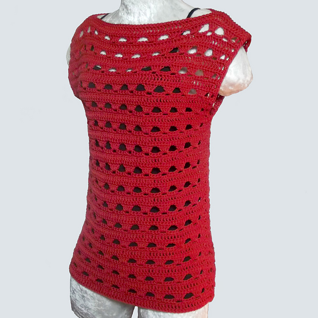 Ravelry: Simple Lace Summer Top pattern by Rhelena