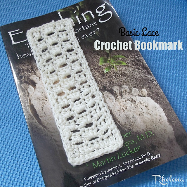 Ravelry: Basic Lace Bookmark pattern by Rhelena