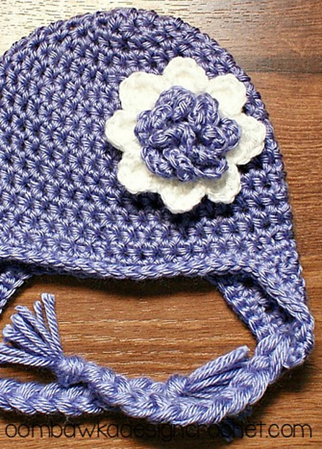 Ravelry: HDC Earflap Hat pattern by Rhondda Mol (Oombawka Design)