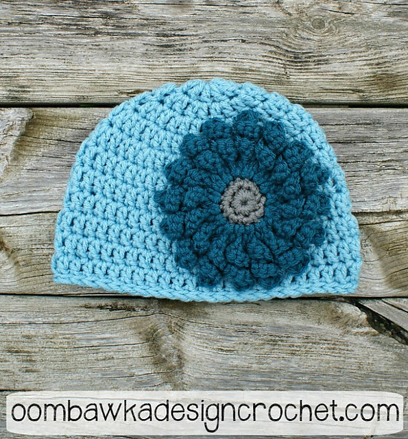 Ravelry: Basic Double Crochet Beanie pattern by Rhondda Mol (Oombawka ...