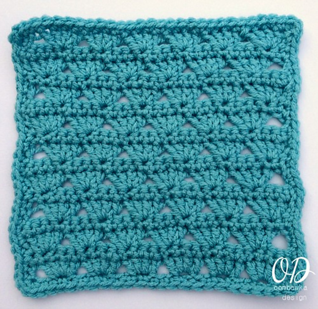 Ravelry: Simplest Shell Stitch Afghan Square pattern by Rhondda Mol ...
