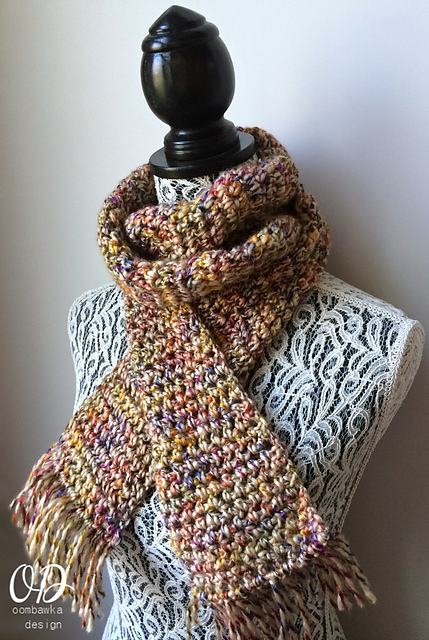Ravelry: Earth Element Scarf pattern by Rhondda Mol (Oombawka Design)