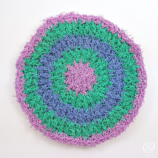 Ravelry: Simple Circles Cotton Scrubby Dishcloth pattern by Rhondda Mol ...