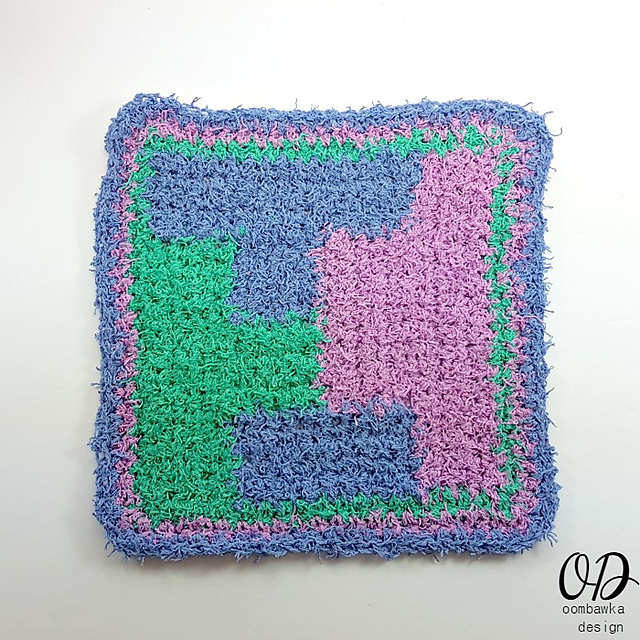 Ravelry: Polyomino Puzzle Dishcloth pattern by Rhondda Mol (Oombawka ...