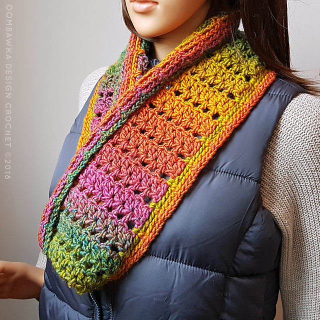 Ravelry: Fall Carnival Scarf pattern by Rhondda Mol (Oombawka Design)