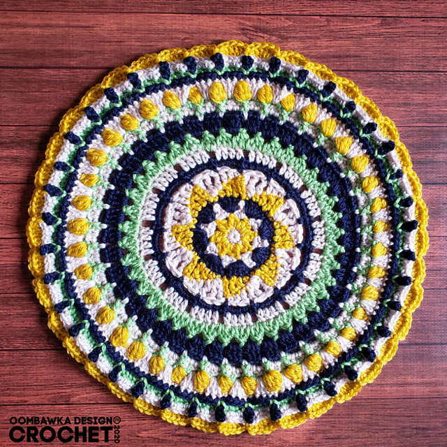 Ravelry: September Mandala pattern by Rhondda Mol (Oombawka Design)
