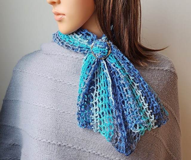 Ravelry: A Lacy Summer Scarf pattern by Rhondda Mol (Oombawka Design)