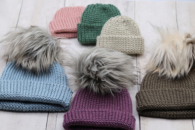 Ravelry: Children's Classic Knit Look Beanie pattern by Rich Textures ...