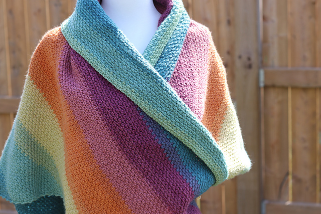 Ravelry: Happy Days Triangle Shawl pattern by Rich Textures Crochet