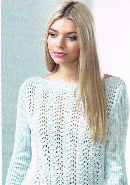 Ravelry: Lotus Lace Jumper pattern by Jenny Watson