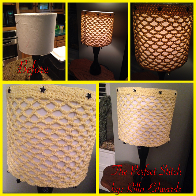 Ravelry: Buttercup Lampshade Cover... pattern by Rilla Edwards
