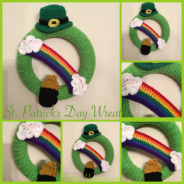 Ravelry: St. Patrick's Day/March Wreath... pattern by Rilla Edwards