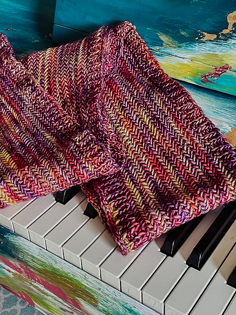 Ravelry: Herringbone Scarf pattern by Corrine Turner