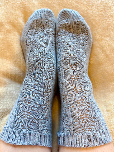 Ravelry: Elcira socks pattern by Rina Leyton