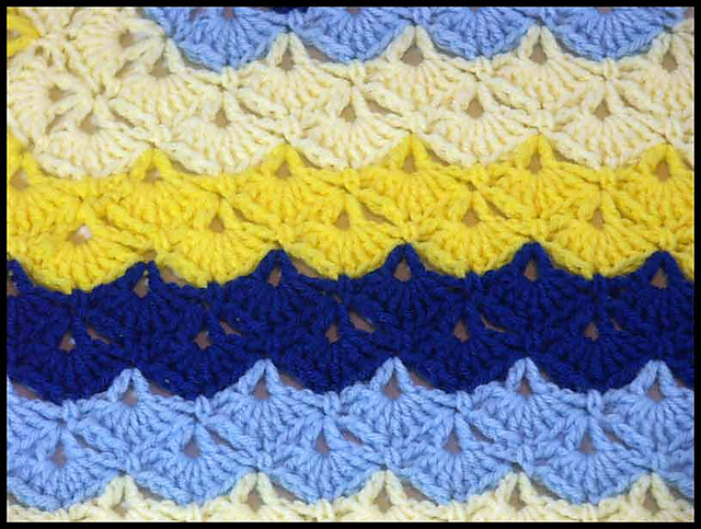 Ravelry: RitaMiller's Beautiful Shells Blanket #1