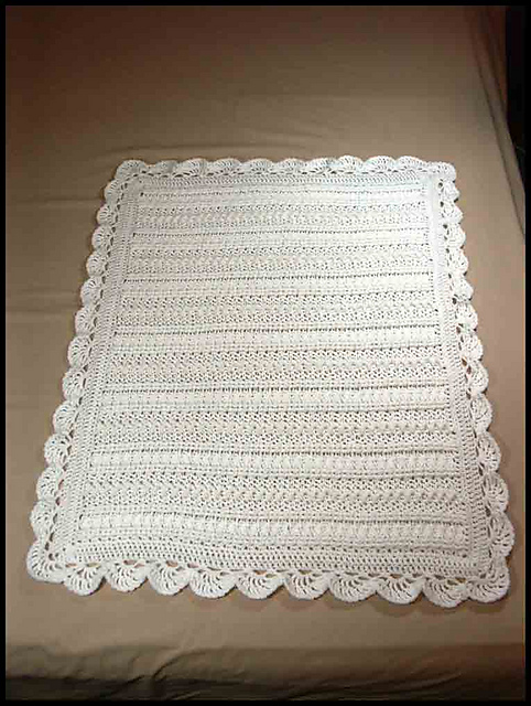 Ravelry: RitaMiller's Mayflower Baby Blanket