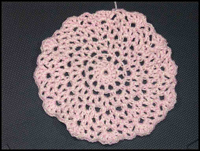 Ravelry: RitaMiller's Lacy Round Ripple Baby Blanket
