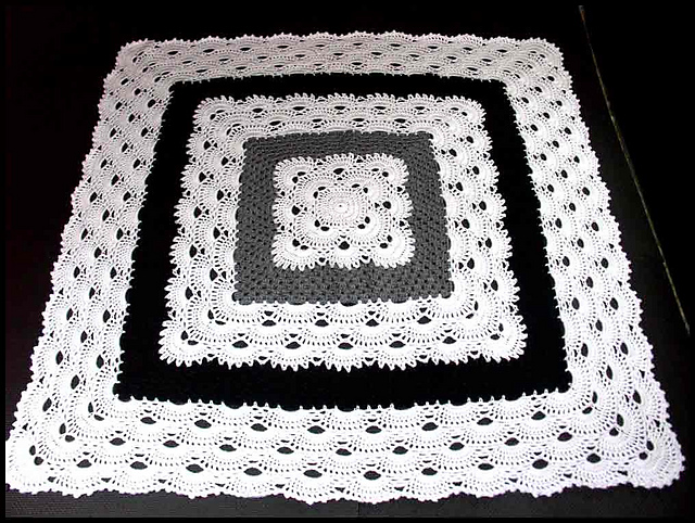 Ravelry: RitaMiller's Grandma's German Shells Blanket