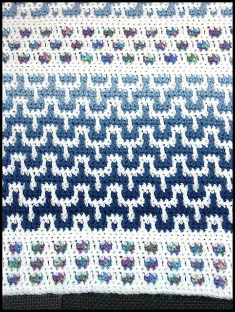 Ravelry: RitaMiller's Woven Mosaic Afghan