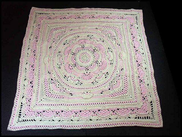 Ravelry: RitaMiller's Ardith Baby Girl Blanket