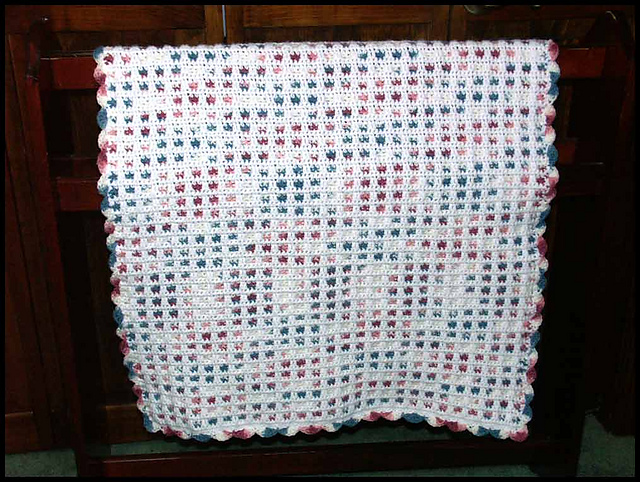 Ravelry: RitaMiller's Through the Window Baby Afghan