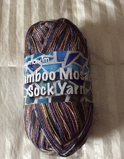 Ravelry: Mary Maxim Bamboo Mosaic Sock