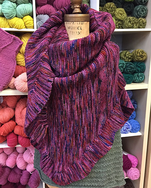 Ravelry: Sock Yarn Ruffle Shawl pattern by Beth Billings