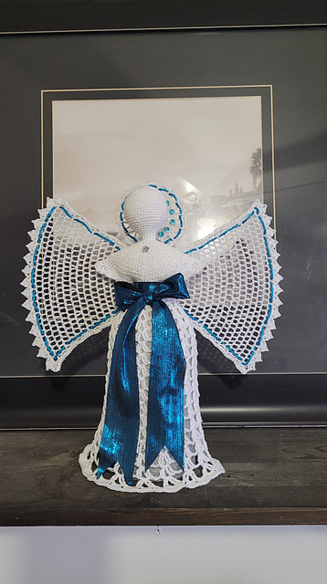 Ravelry: Angel Tree Topper (12" Tall) pattern by Nathalie Fortier