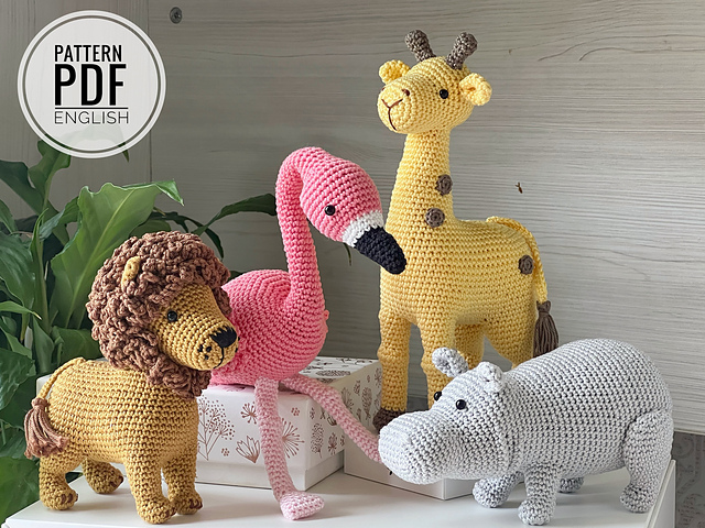 Ravelry: Crochet Savanna Animals pattern by Natalia Ruzanova