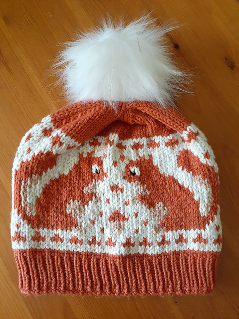 Ravelry: Stranded Squirrel Hat pattern by Robyn Fiori