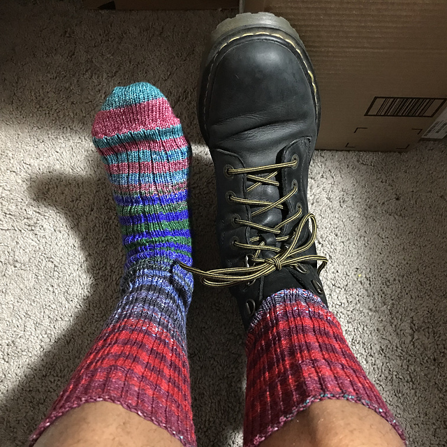 Ravelry: Rogue472's 1st Ribbed CSM Socks