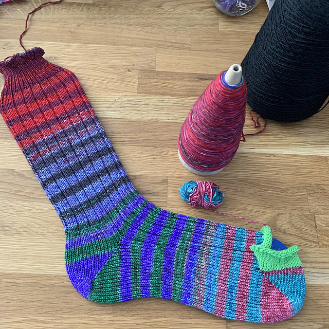 Ravelry: Rogue472's 1st Ribbed CSM Socks