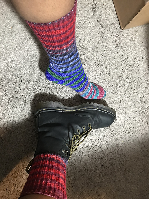 Ravelry: Rogue472's 1st Ribbed CSM Socks