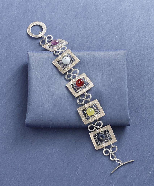 Ravelry: Sterling Frame Bracelet pattern by Rosemary (Romi) Hill