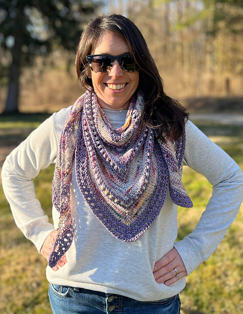 Ravelry: Prime Number Kerchief—Knit pattern by Becca Goldthwaite