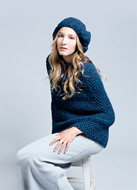 Ravelry: Alpine Cape and Beret pattern by Rosarios 4