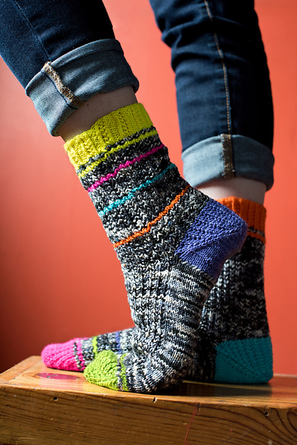 Ravelry: Strollin' Portland Socks pattern by Anne Lindquist
