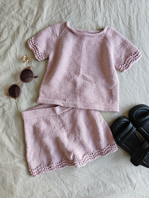 Ravelry: Naia summer set junior pattern by Rosea Öb
