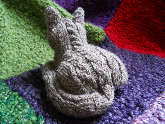 Ravelry: Cable Knit Kitty pattern by Rosemarie Montefusco