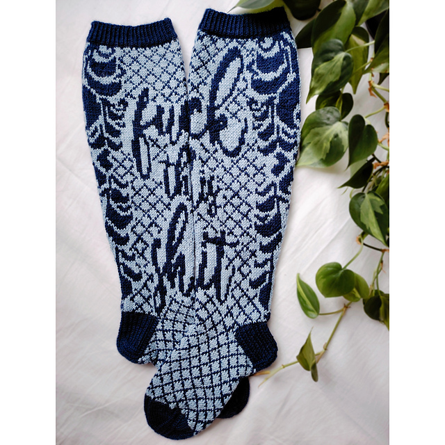 Ravelry: F* this shit pattern by Knitting with Rosettalydia