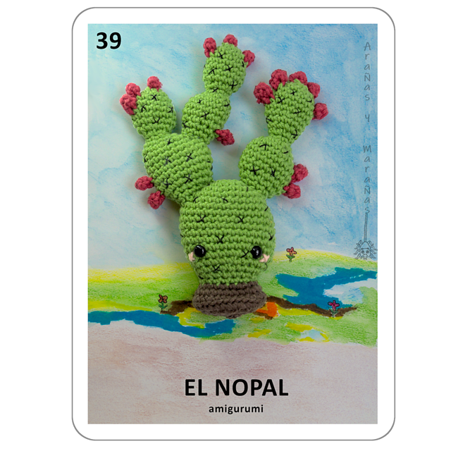 Ravelry: 39 EL NOPAL amigurumi pattern by Rosaura Valdez